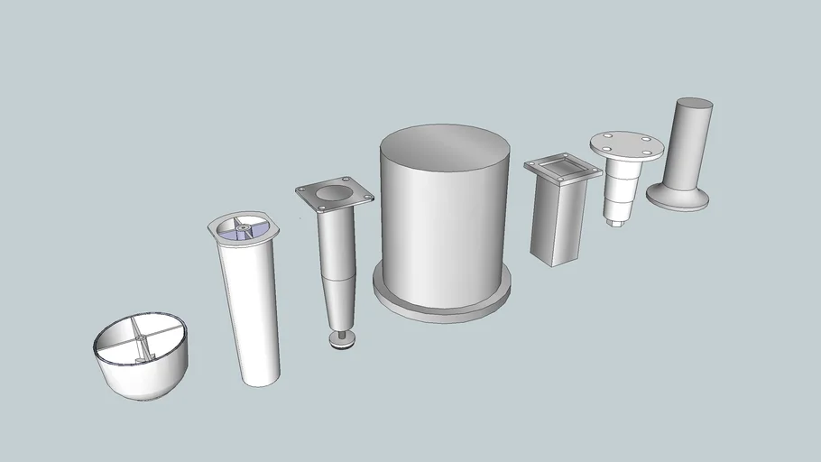 Furniture Feet | 3D Warehouse