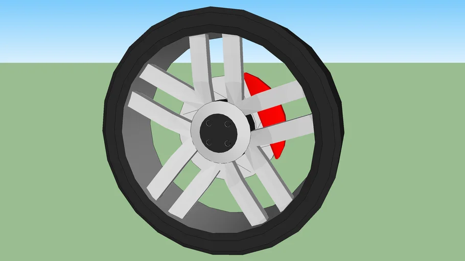 5 spoke wheel | 3D Warehouse