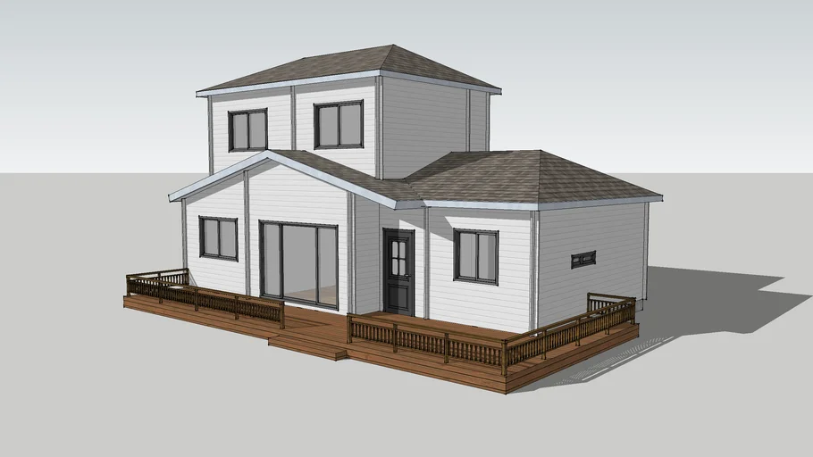 TIMBER BLOCK HOUSE | 3D Warehouse