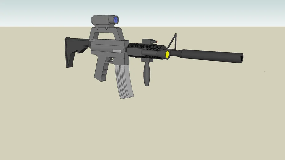 M4 SOPMOD Complete | 3D Warehouse