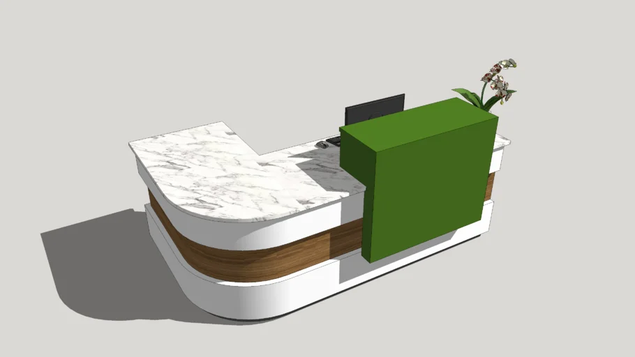Reception Desk | 3D Warehouse