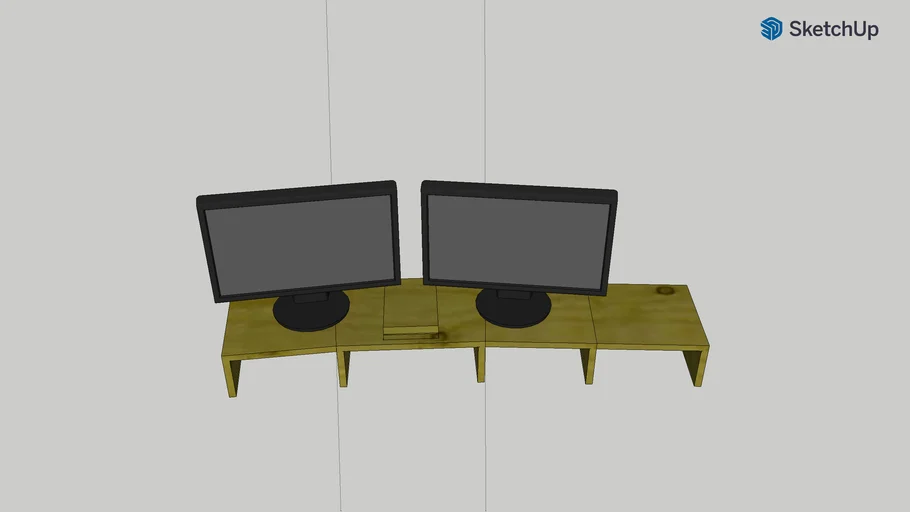 Monitor Stand | 3D Warehouse