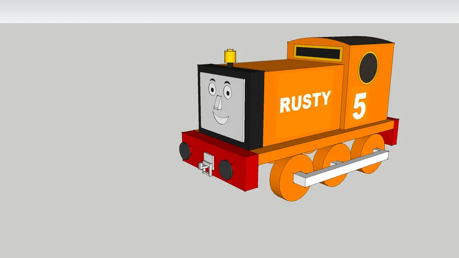 Rusty the Narrow Gauge Diesel Engine | 3D Warehouse