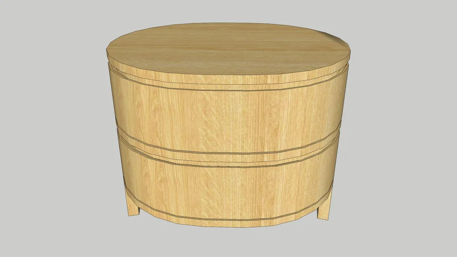 Side Table Curve 60x55 | 3D Warehouse