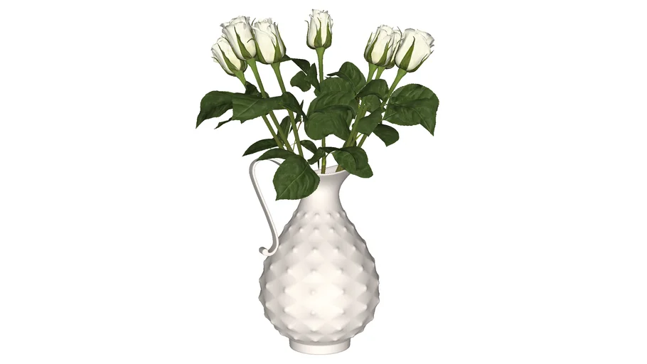 Vase with flowers | 3D Warehouse