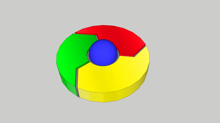 Google Chrome Logo | 3D Warehouse