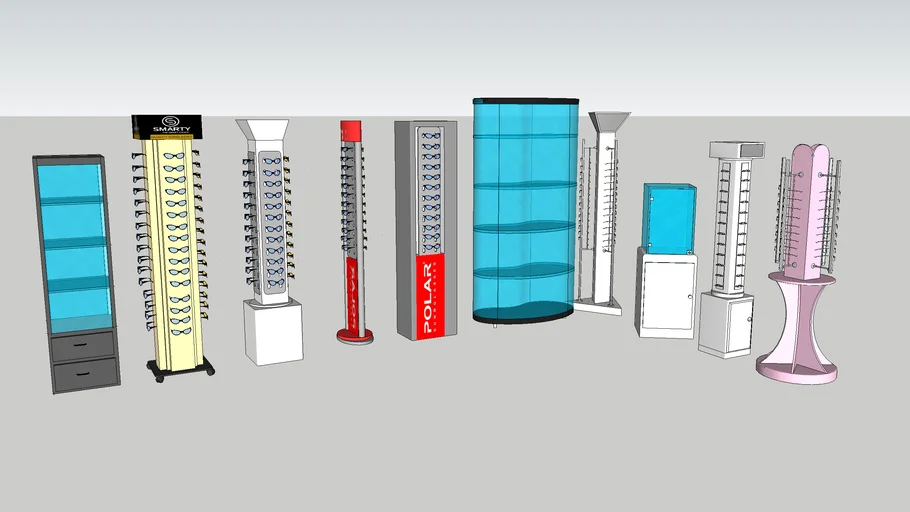 Tower Displays RUCHI-D] | 3D Warehouse