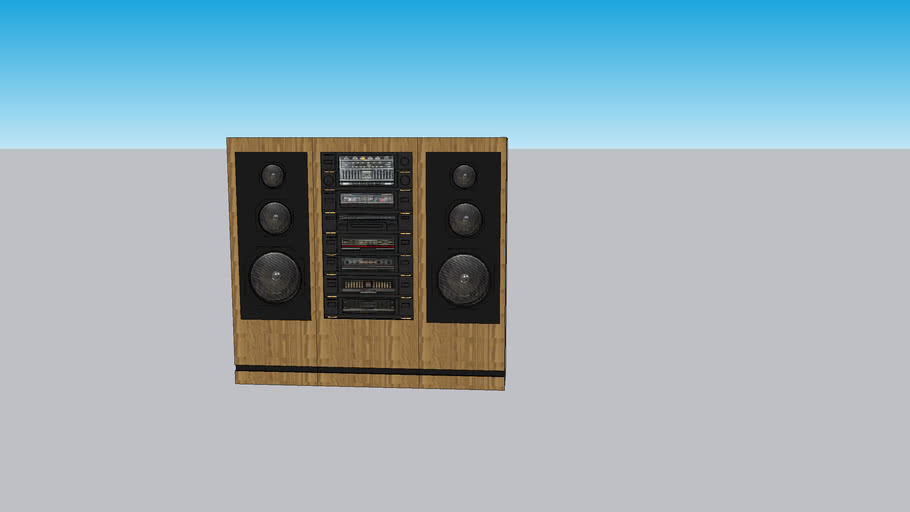 Soundesign (5863) complete stereo system | 3D Warehouse