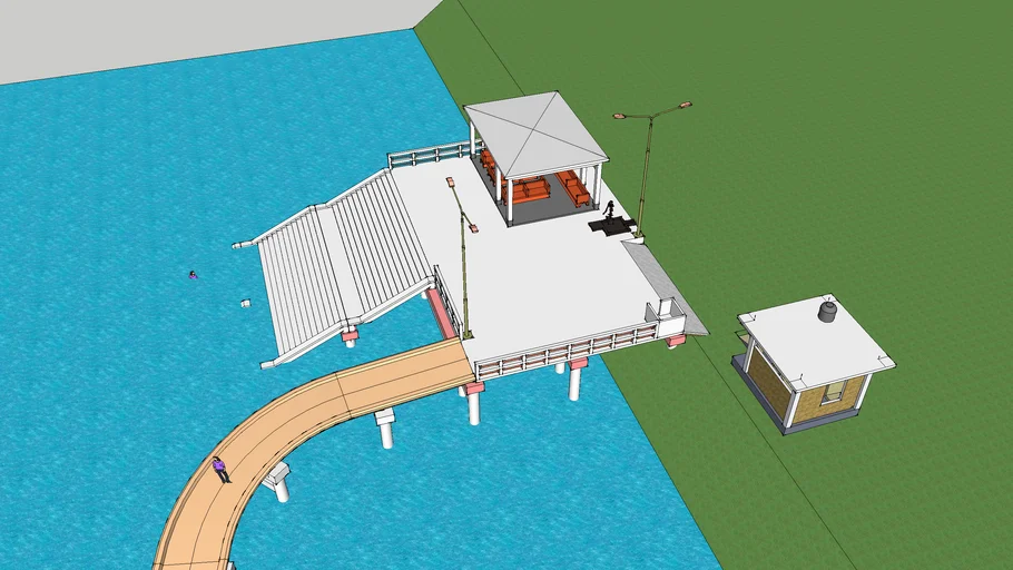 Fatulla River Jetty. | 3D Warehouse