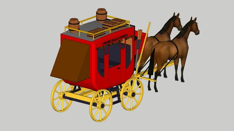 Stage Coach | 3D Warehouse