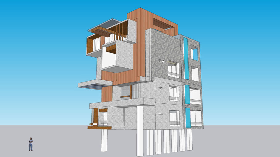 fachada edificio2 | 3D Warehouse