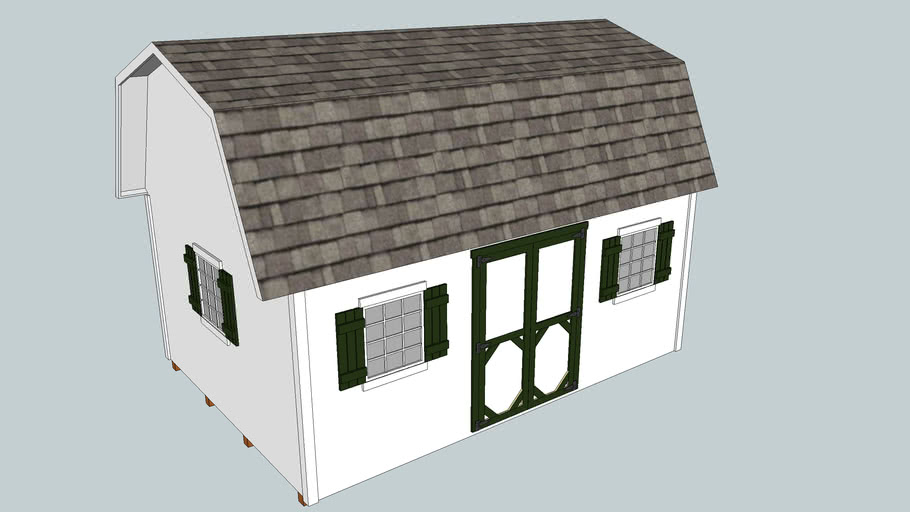 Alpine Barnstyle 6' 6' Sidewalls | 3D Warehouse