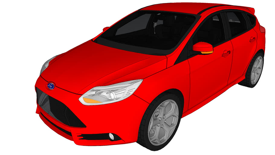 Ford Focus ST 2012 - EDITADO | 3D Warehouse