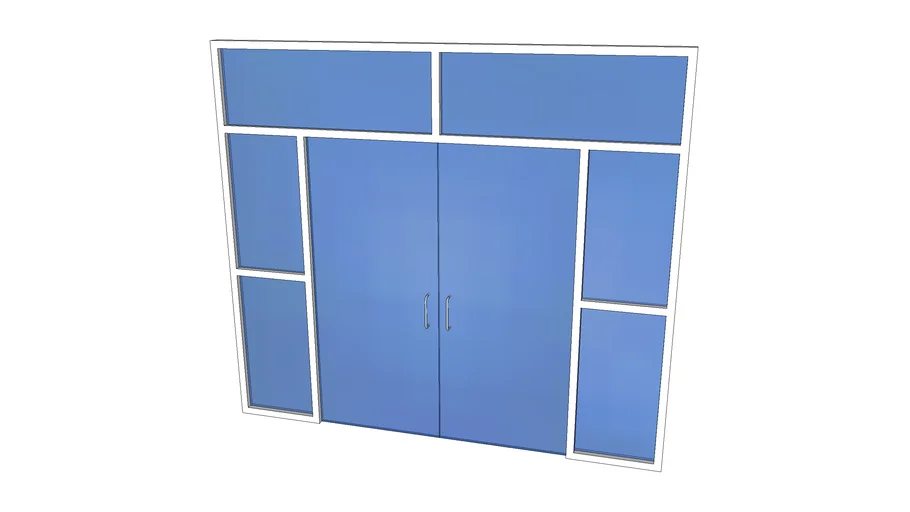 Double Door Storefront System | 3D Warehouse