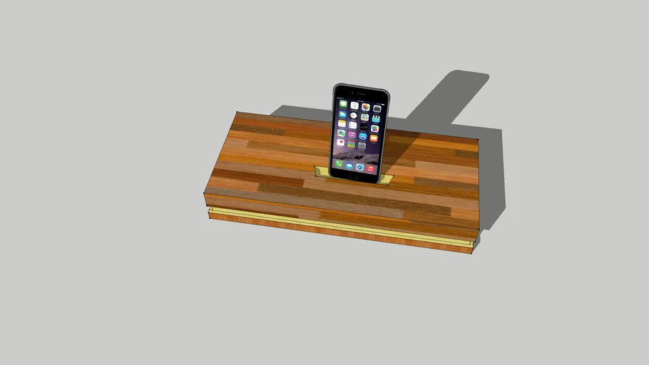 Wooden IPhone Stand | 3D Warehouse