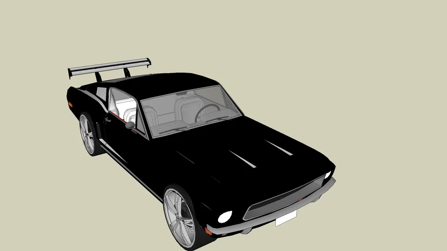 drifting mustang | 3D Warehouse