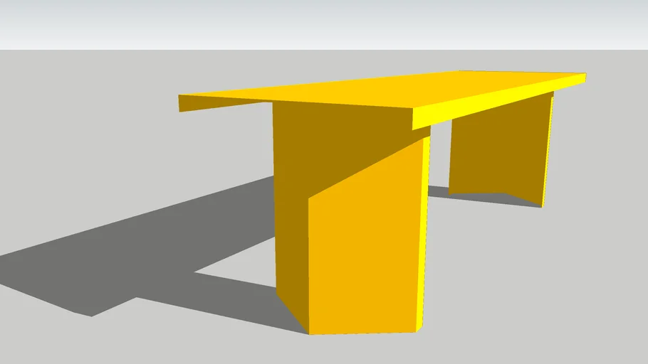 Konstantin Grcic Pallas Table | 3D Warehouse