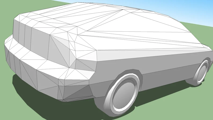 Car template (4-door coupé) | 3D Warehouse