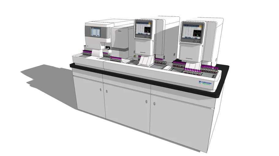 MINDRAY CAL 6000 1.0 Paillasse AMD Hematology | 3D Warehouse