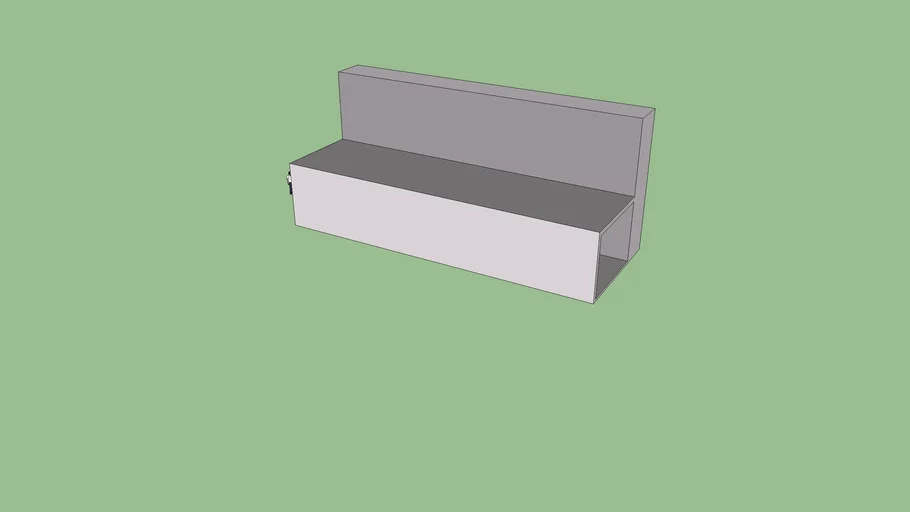 Simple Bench | 3D Warehouse