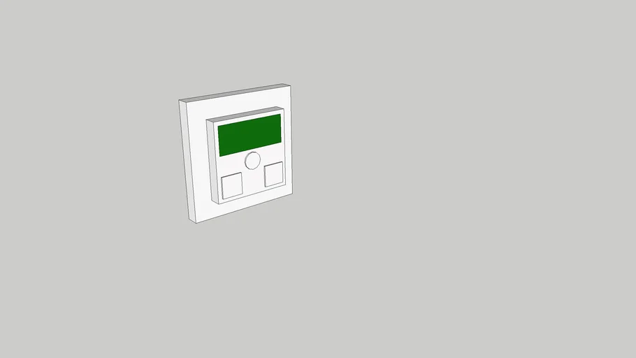 Gira E55 Thermostat | 3D Warehouse