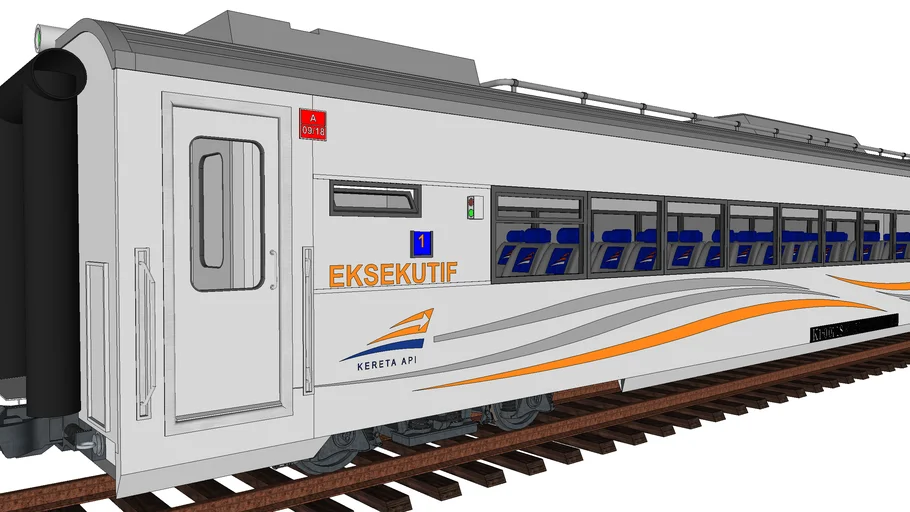 K1 KERETA EKSEKUTIF STAINLESS STEEL | 3D Warehouse