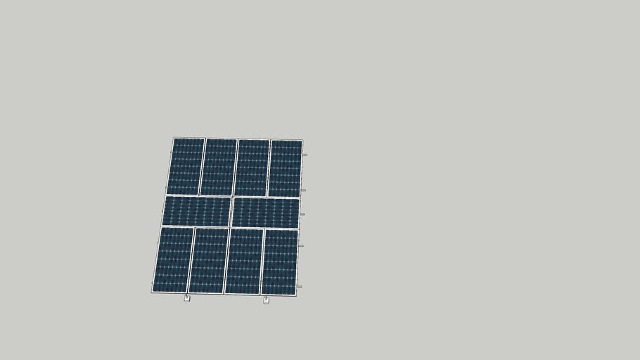 3.3kw solar structure | 3D Warehouse