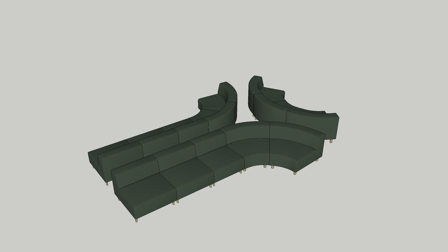 curved seat | 3D Warehouse