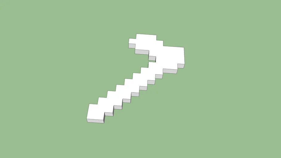 Minecraft hoe | 3D Warehouse