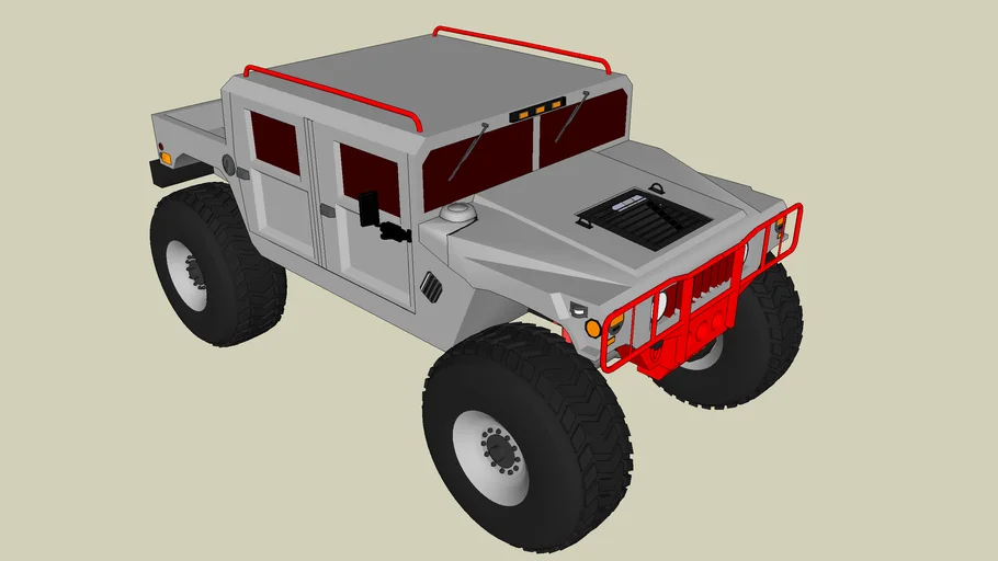 Tuned Hummer H1 SUT | 3D Warehouse