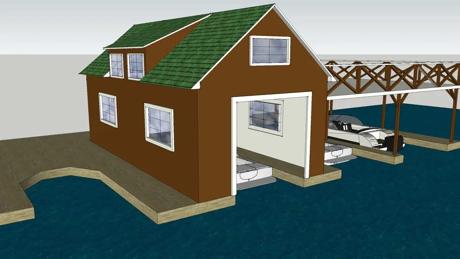 The Knowles' Boathouse Plan 3 | 3D Warehouse
