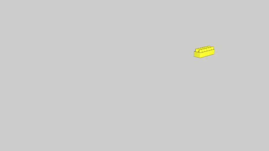 Block Brick THREE (Yellow) | 3D Warehouse