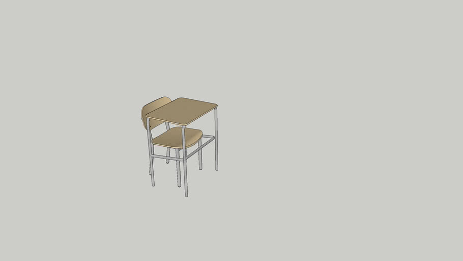 Student Desk | 3D Warehouse