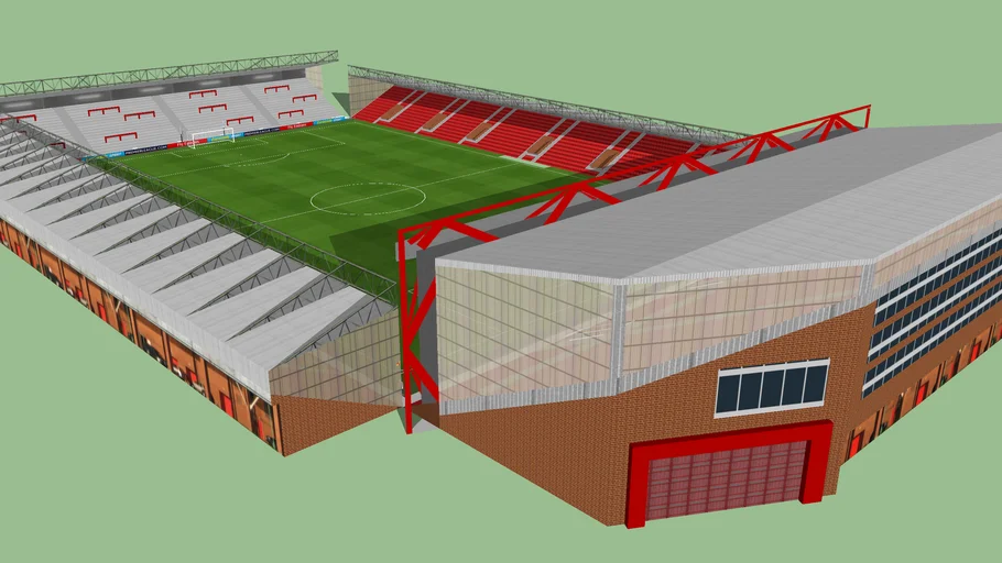 Medium English Football Stadium | 3D Warehouse