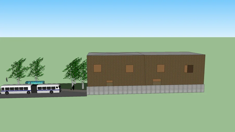 Bus stop | 3D Warehouse