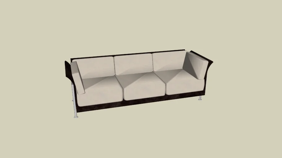 Low Soft Shell Sofa | 3D Warehouse