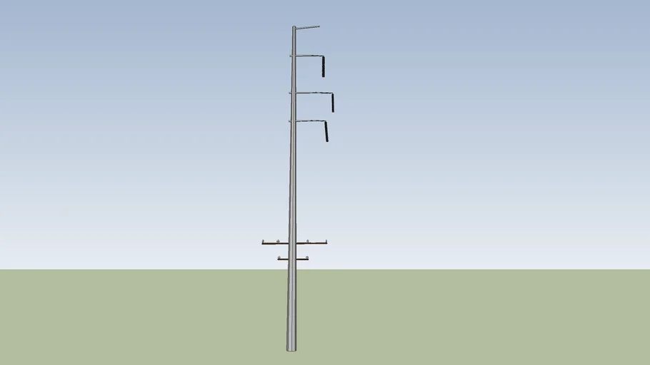 Lawrence Joel Power Line Pole | 3D Warehouse