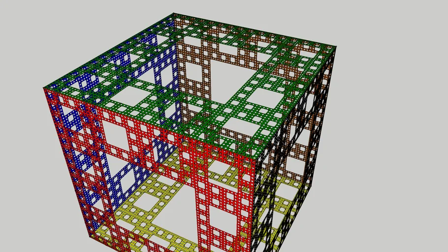 Menger Sponge | 3D Warehouse