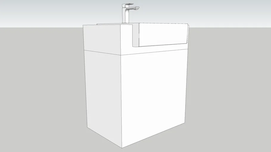 Wastafel TOTO LW641NCJ-TX115MMA Lavatory | 3D Warehouse