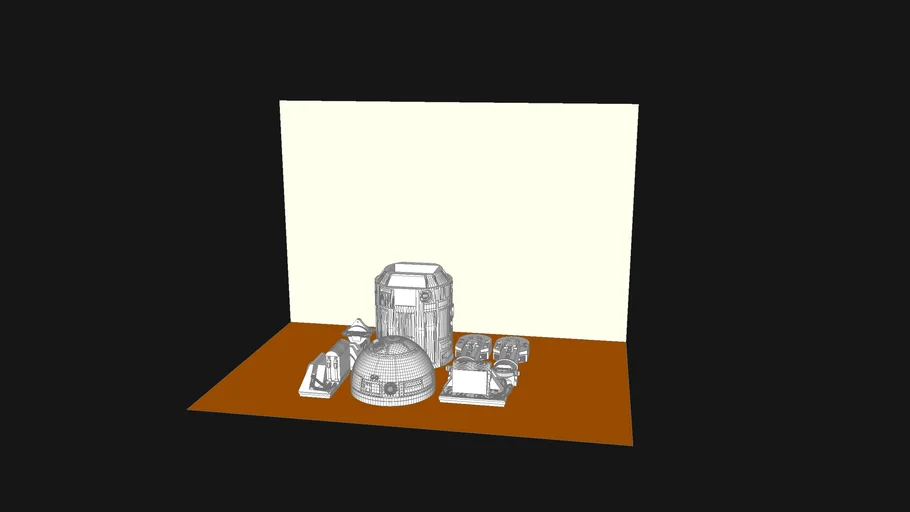 R2D2 model for MakerBot Replicator | 3D Warehouse