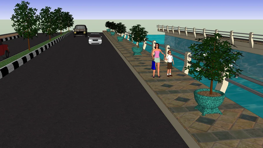 Drainase Puskib Lama Balikpapan | 3D Warehouse