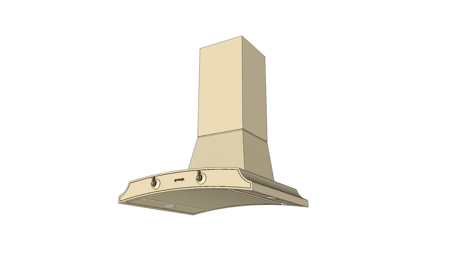 Cooker hood GORENJE DK63MCLI | 3D Warehouse