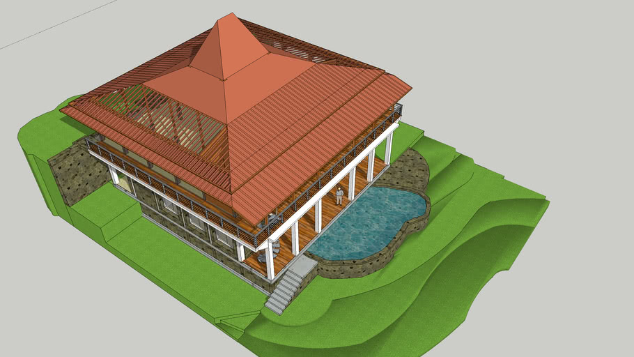 Villa Joglo 4 #rumahSKETCH | 3D Warehouse