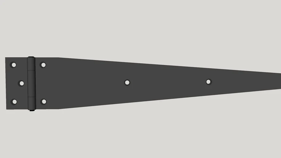 Gate hinge | 3D Warehouse