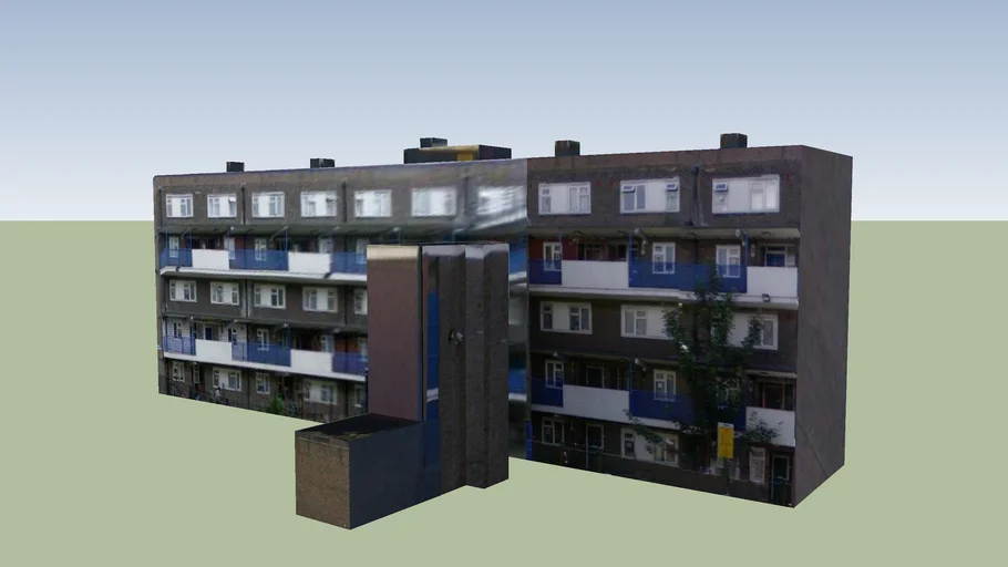 Kent Court, Hackney, Greater London, UK | 3D Warehouse