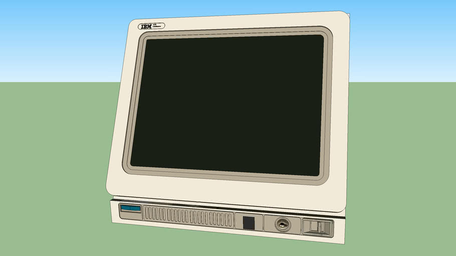 IBM InfoWindow 3476 (computer terminal) | 3D Warehouse