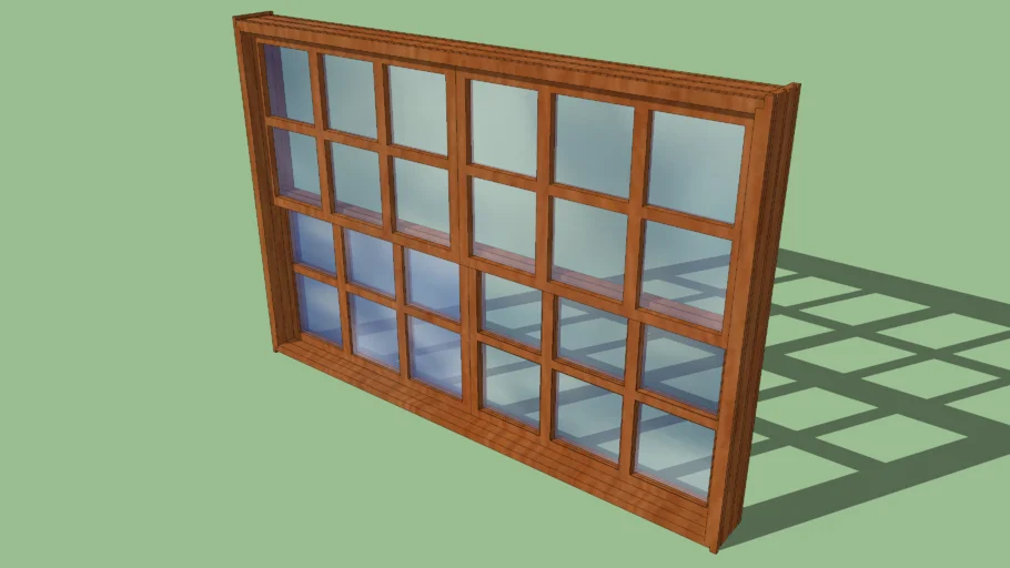 wooden window | 3D Warehouse