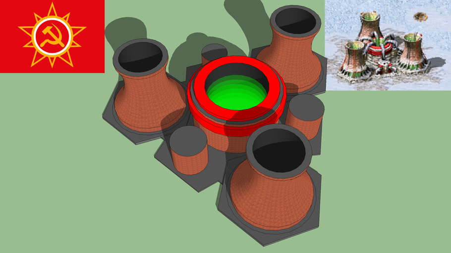 Red Alert 2 Nuclear Reactor | 3D Warehouse