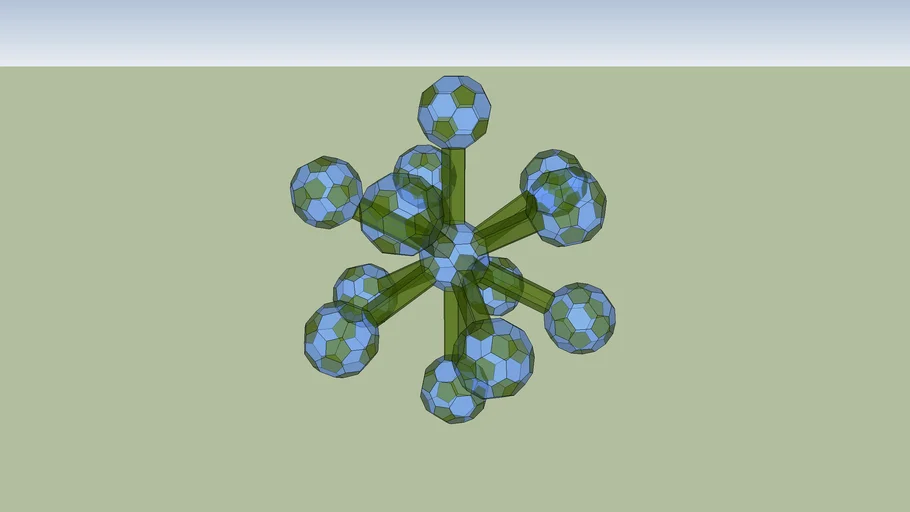 Truncated icosahedron Sculpture | 3D Warehouse