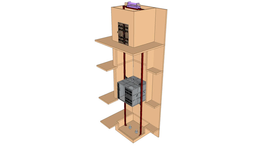 Freight Elevator perspective | 3D Warehouse